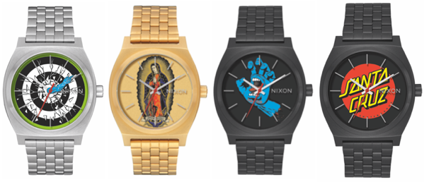 Nixon + Santa Cruz = Skate Graphic Watches